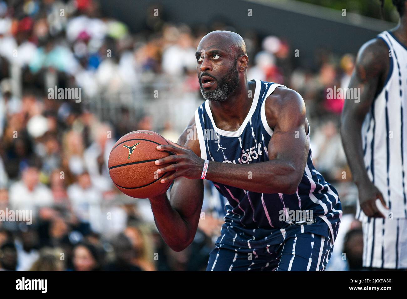 Competitor during the Quai 54 basketball tournament (The World ...