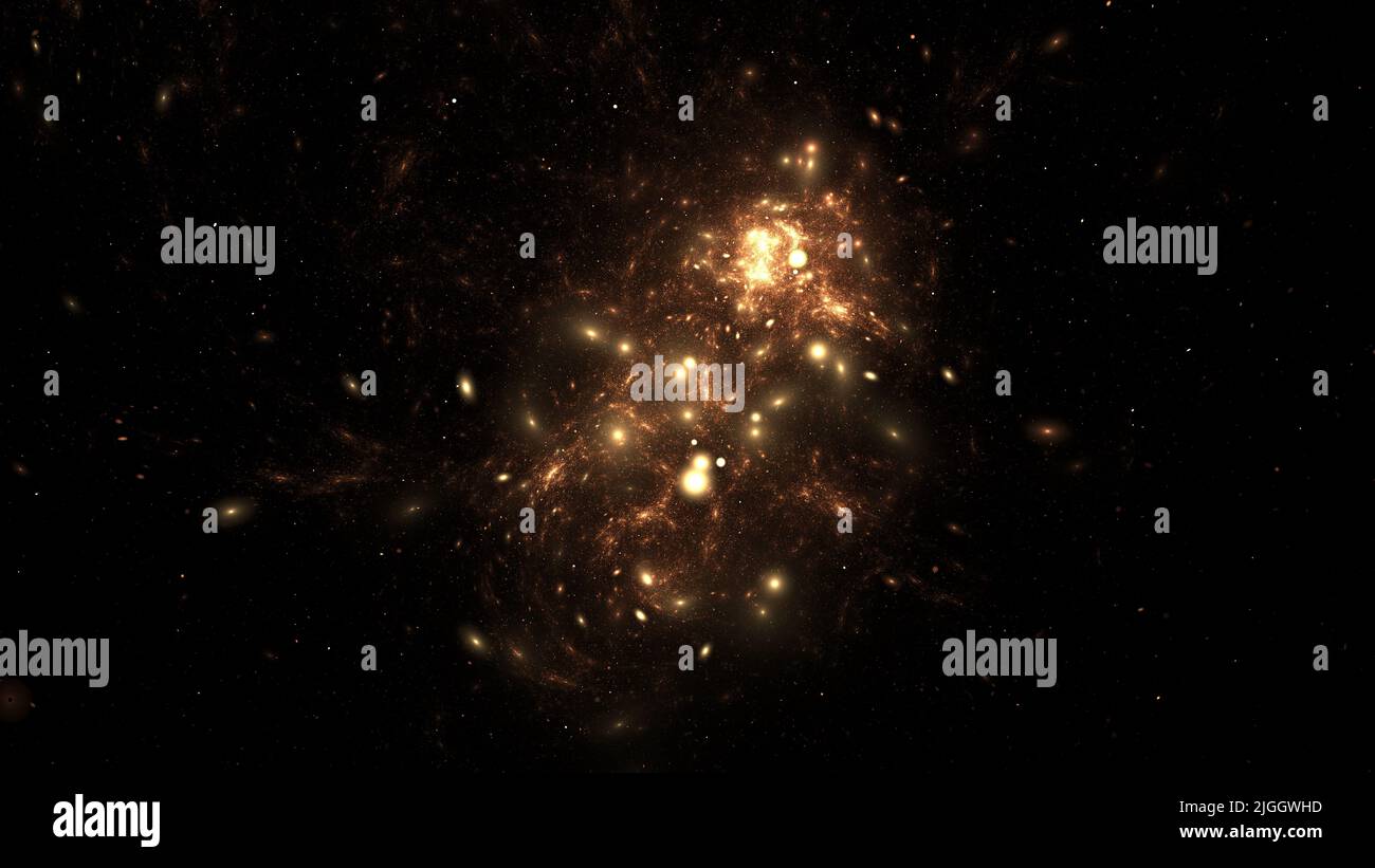 Galaxy billions stars and planets. Cosmic nebula in infinite universe ...