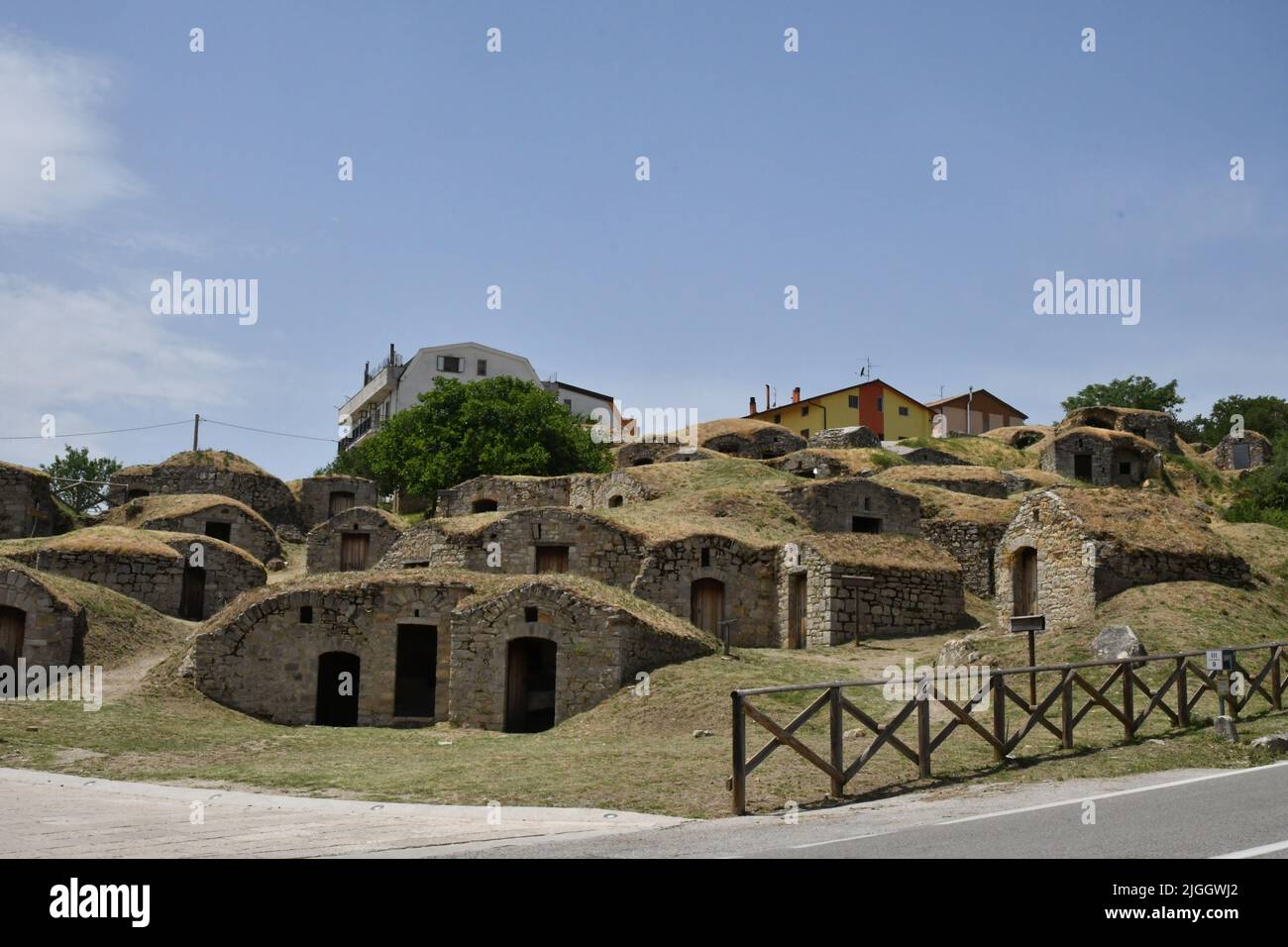 Ancient rural buildings for the production of wine, called "Palmenti ...