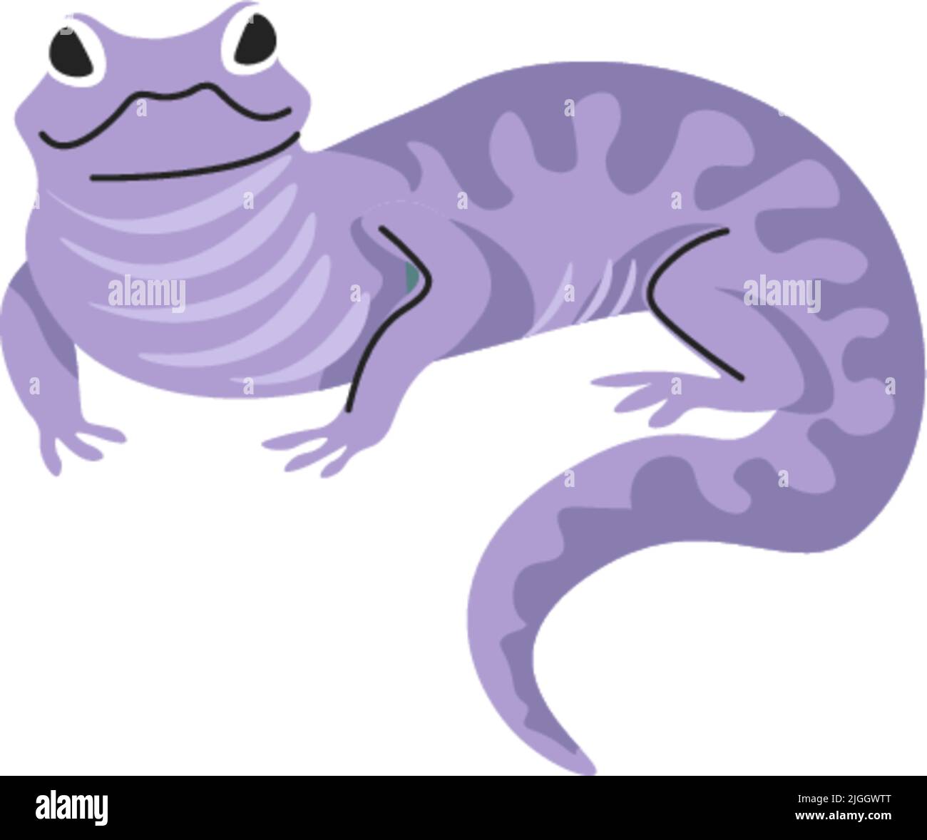 Lizard animal, reptile with long tail, vector Stock Vector Image & Art ...