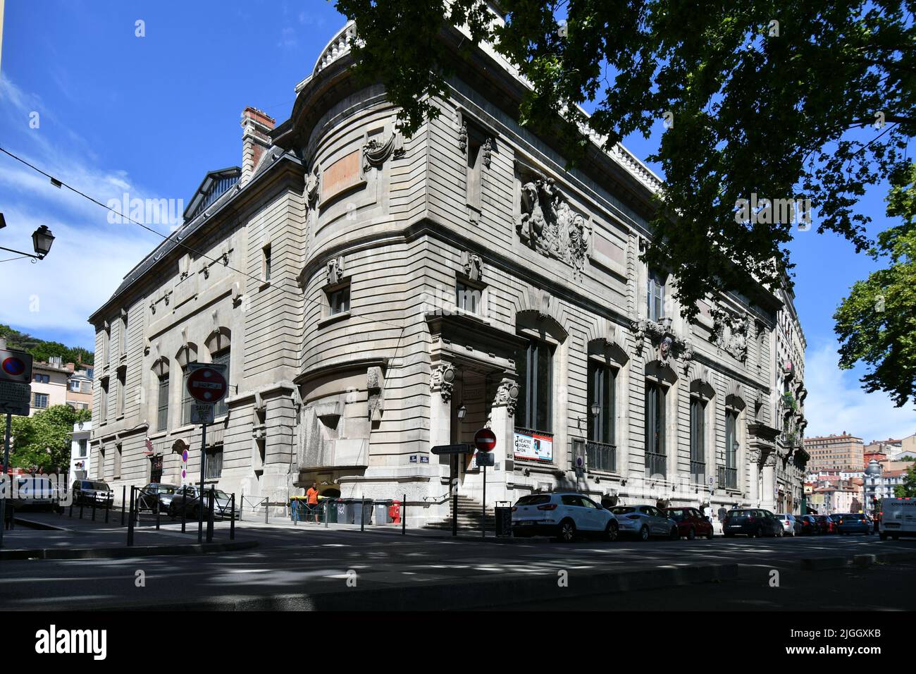 Beautiful Bondy palace (guignol theatre) in Lyon, France Stock Photo ...