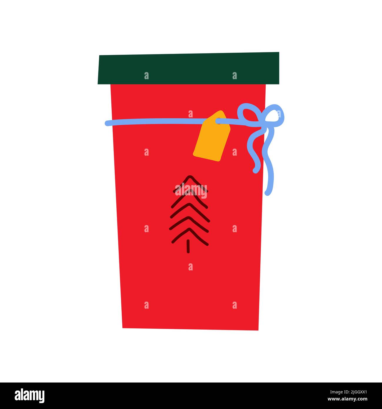 Wrapped gift tree Stock Vector Images - Alamy