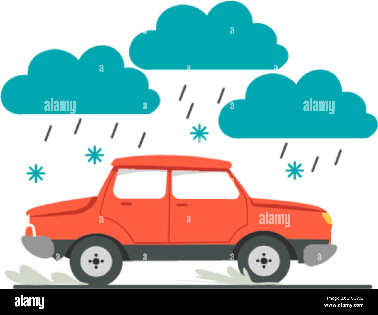 Mist snow transportation Stock Vector Images - Alamy