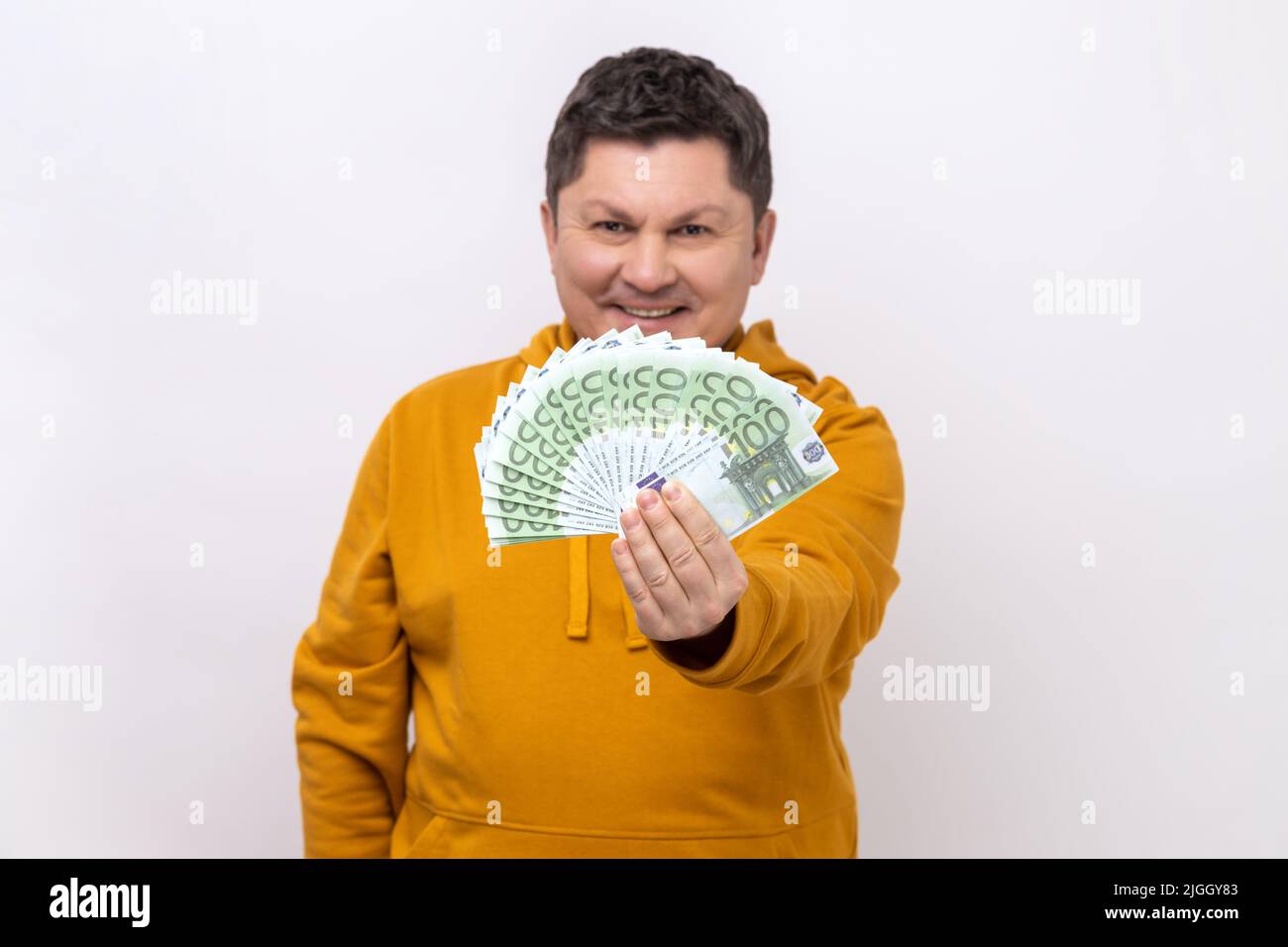 Portrait guy in hoodie holding hi-res stock photography and images - Alamy