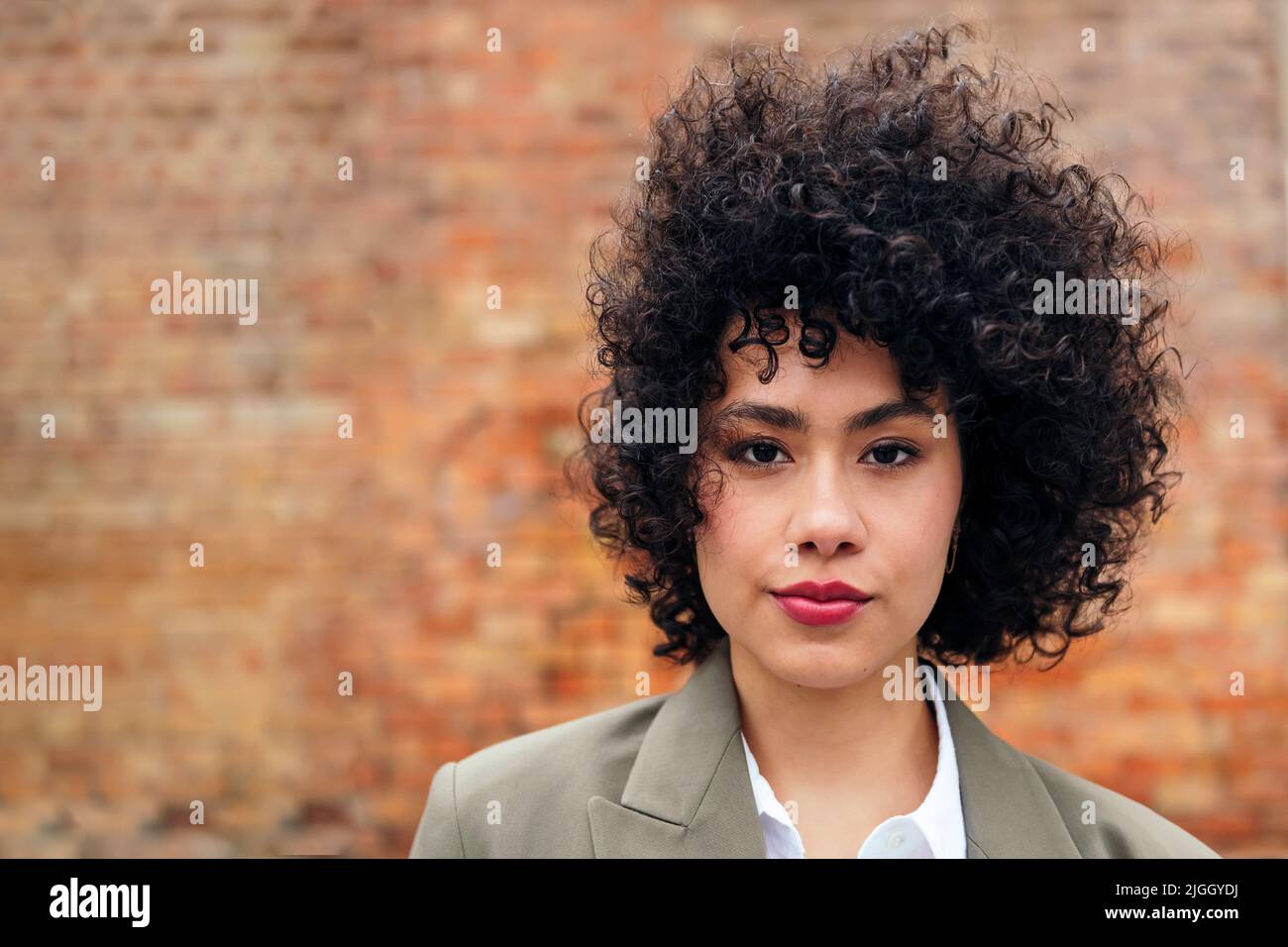 Wind blown face hi-res stock photography and images - Alamy