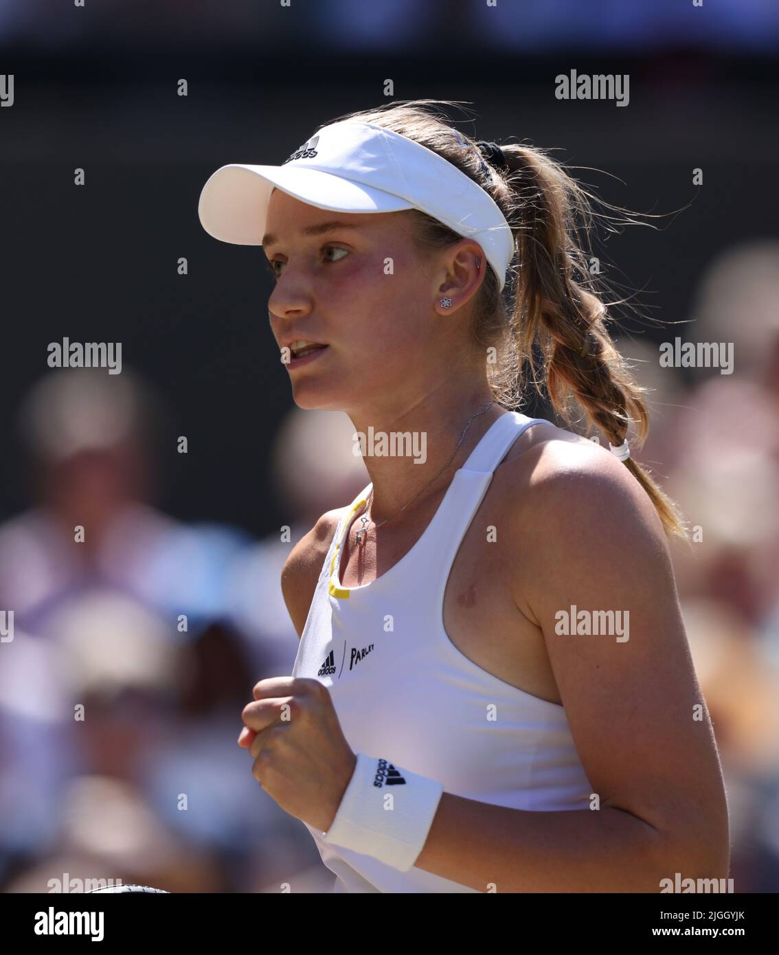 Wimbledon, UK. 09th July, 2022. Elena Rybakina. Ladies Final between ...