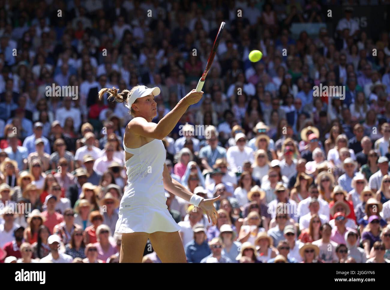 Wimbledon, UK. 09th July, 2022. Elena Rybakina. Ladies Final between ...