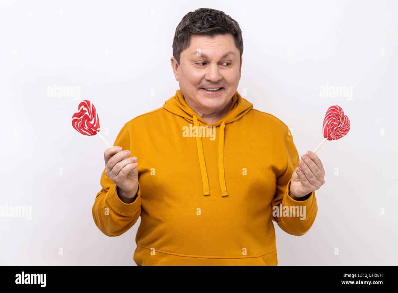Man eating candy hi-res stock photography and images - Alamy