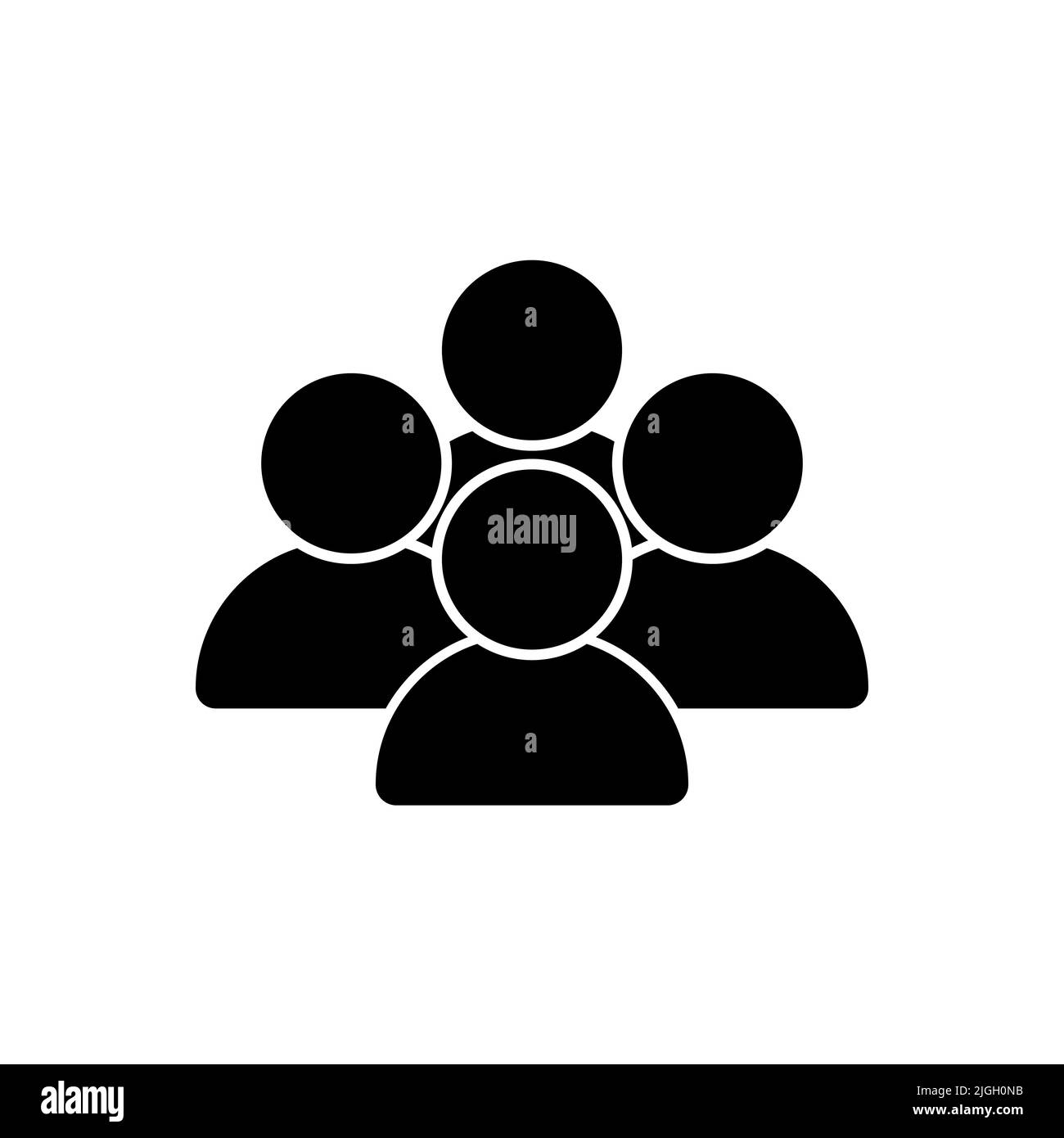 Talking people vector icon isolated on white background Stock Vector ...
