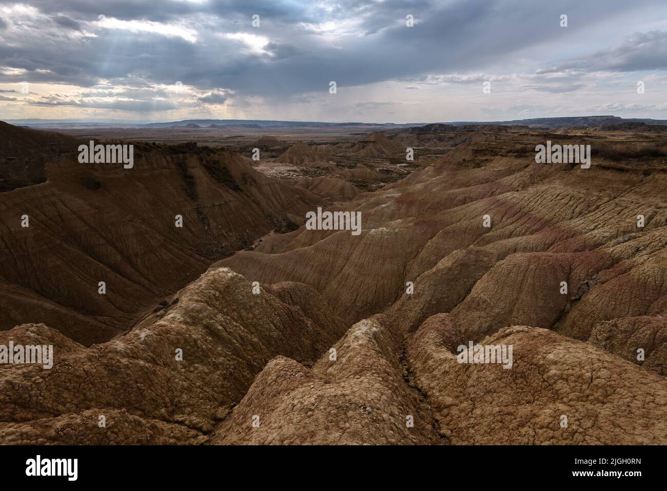 Bardenas Reales Biosphere Reserve, Navarre, Spain Stock Photo - Alamy