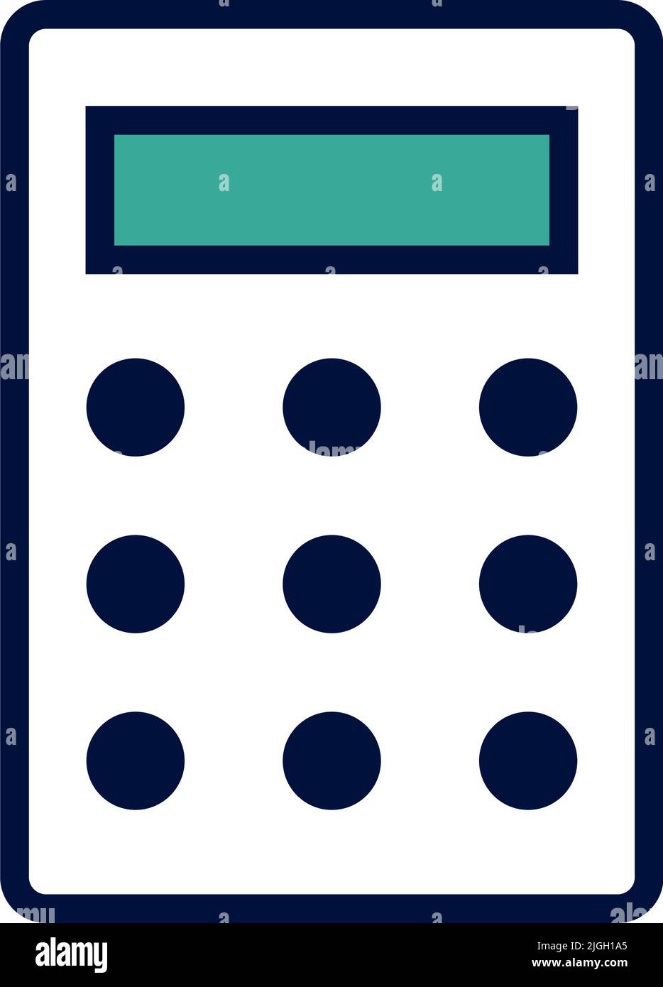 Simple calculator icon. Accounting icon. Editable vector Stock Vector ...