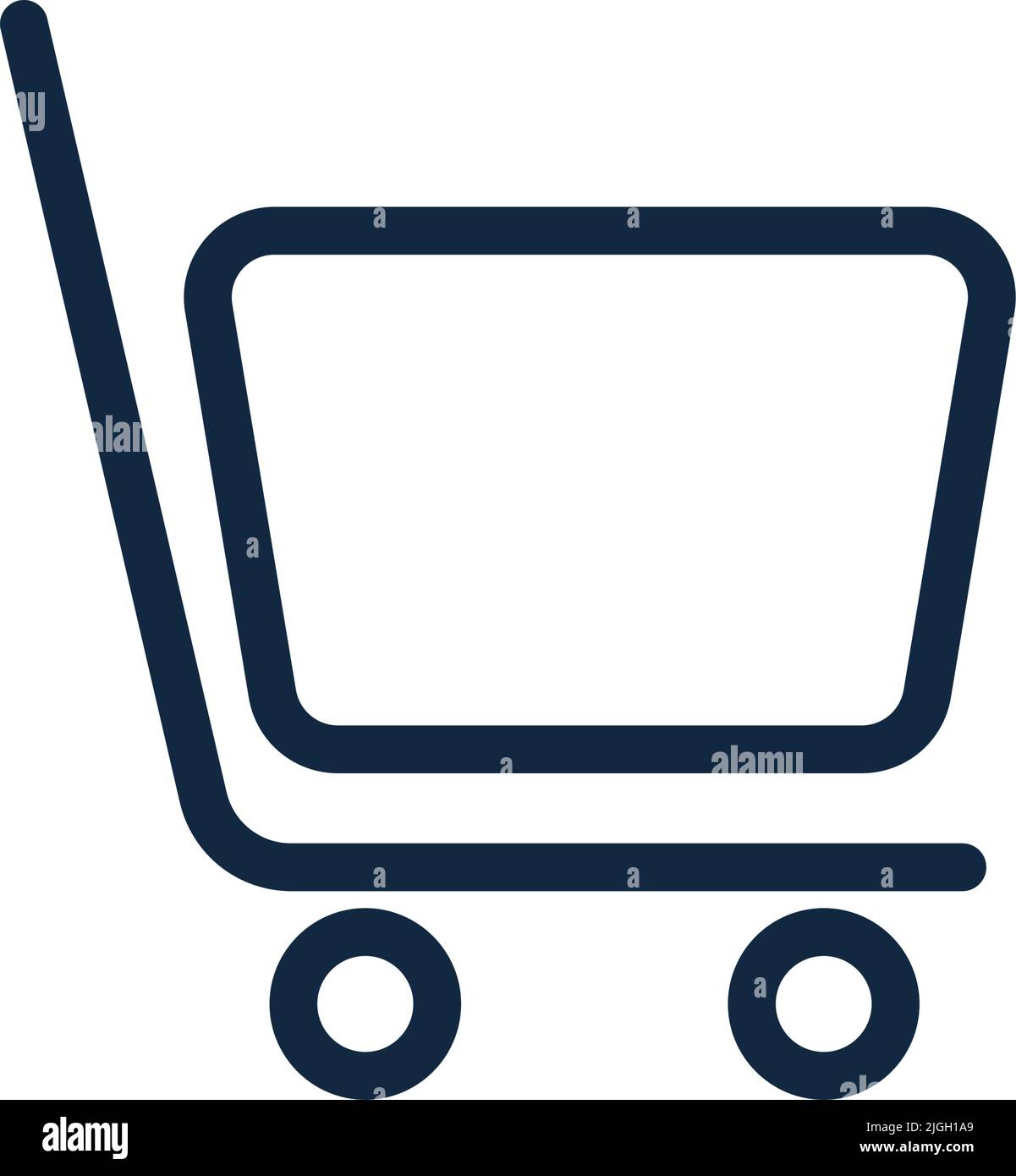 Shopping cart symbol. NetShopping. Editable vector Stock Vector Image ...