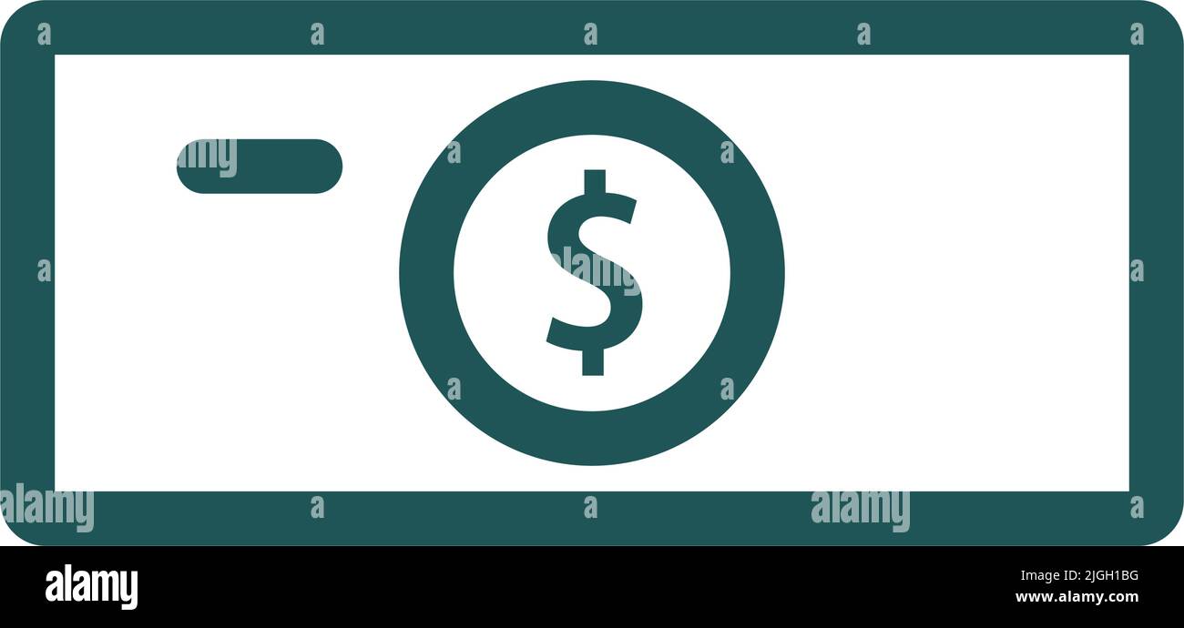 Dollar bill symbol. Money. Editable vector Stock Vector Image & Art - Alamy