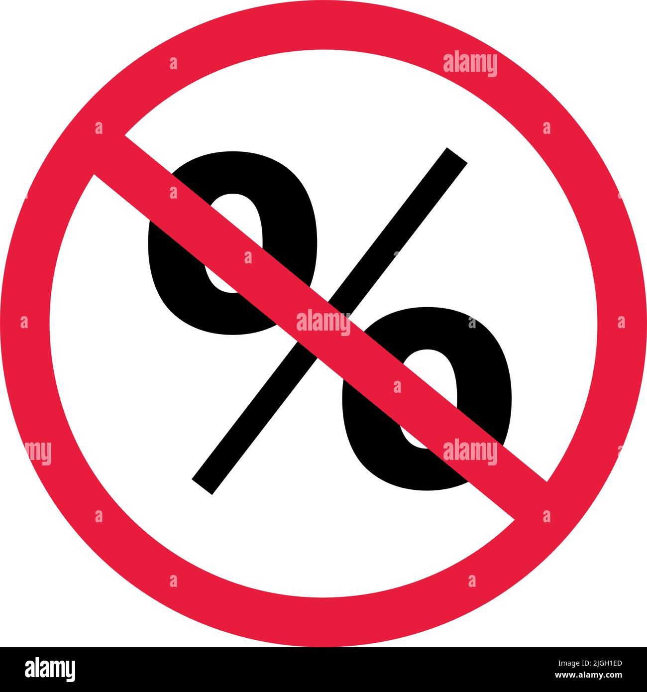 Percentage and prohibited signs. Regulation of no tax and interest ...