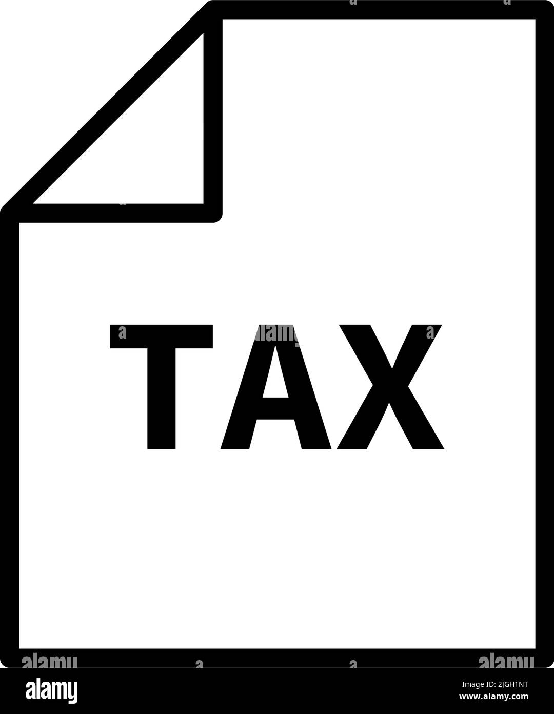 Tax Statement. Tax document. Editable vector Stock Vector Image & Art ...