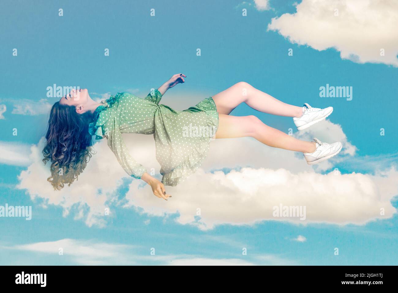 Levitating girl hi-res stock photography and images - Alamy