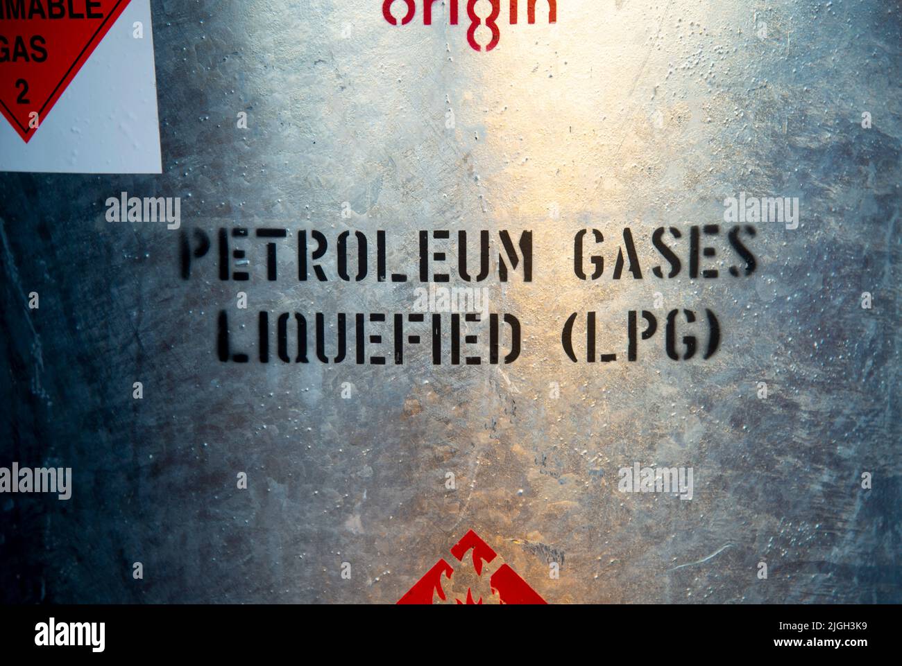 Liquefied Petroleum Gas in Tanks (LPG Stock Photo - Alamy