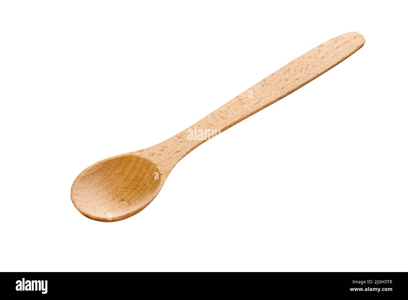 Small wooden spoon, cut out, photo stacking Stock Photo - Alamy