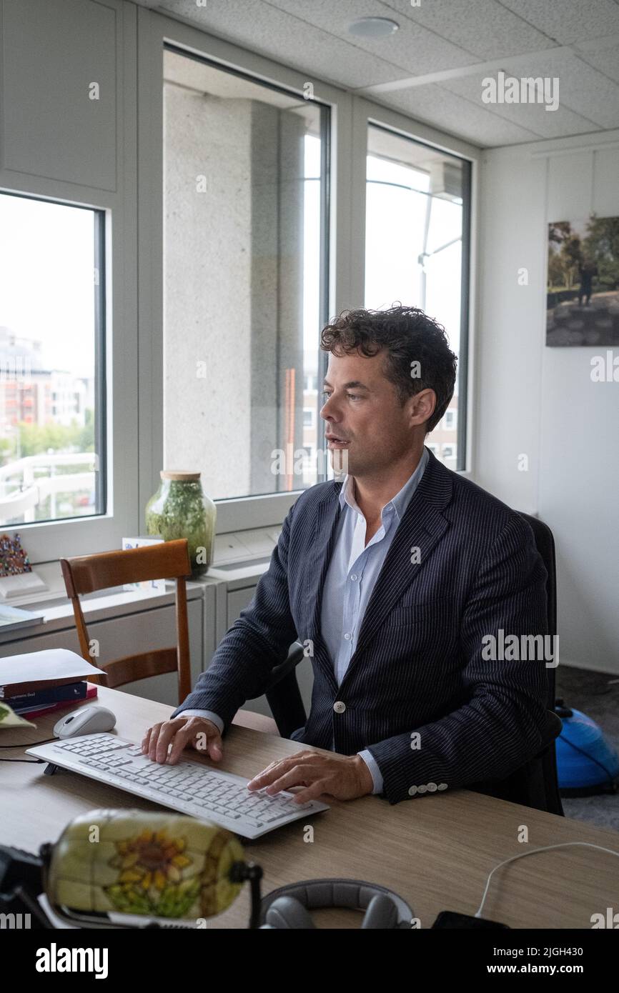 Netherlands, The Hague, 2022-07-08. Portrait of Jeroen van Wijngaarden ...