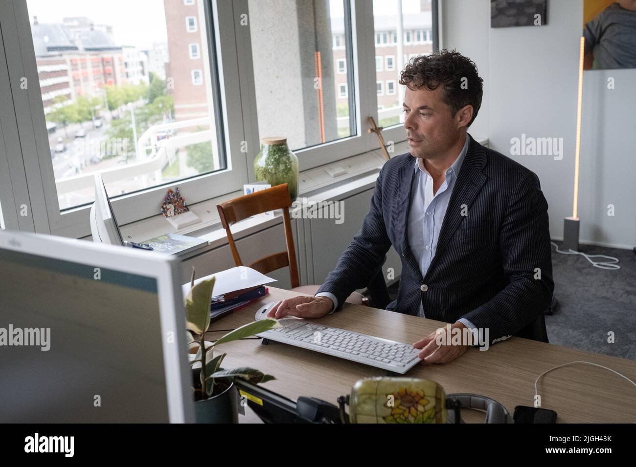 Netherlands, The Hague, 2022-07-08. Portrait of Jeroen van Wijngaarden ...