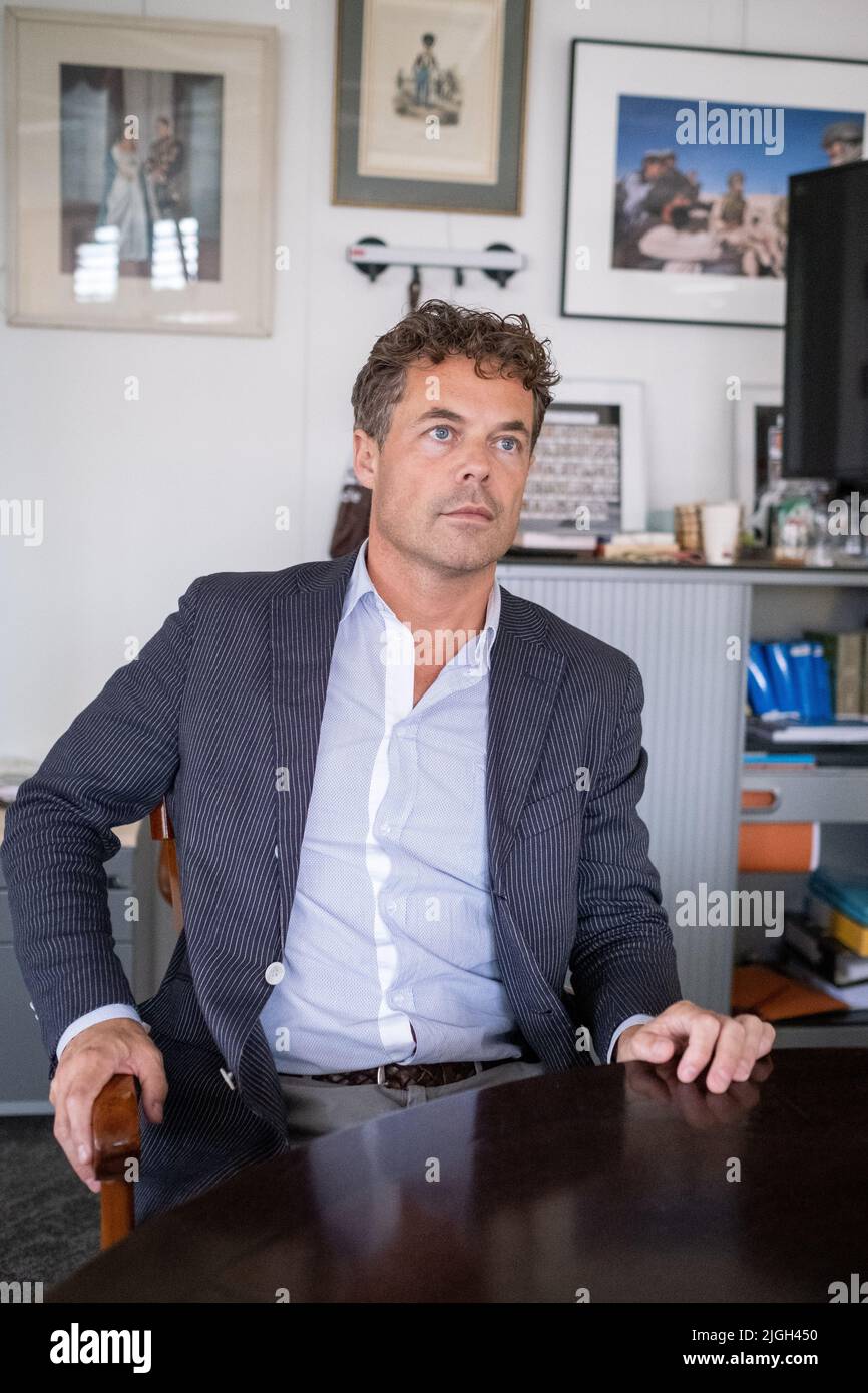 Netherlands, The Hague, 2022-07-08. Portrait of Jeroen van Wijngaarden ...