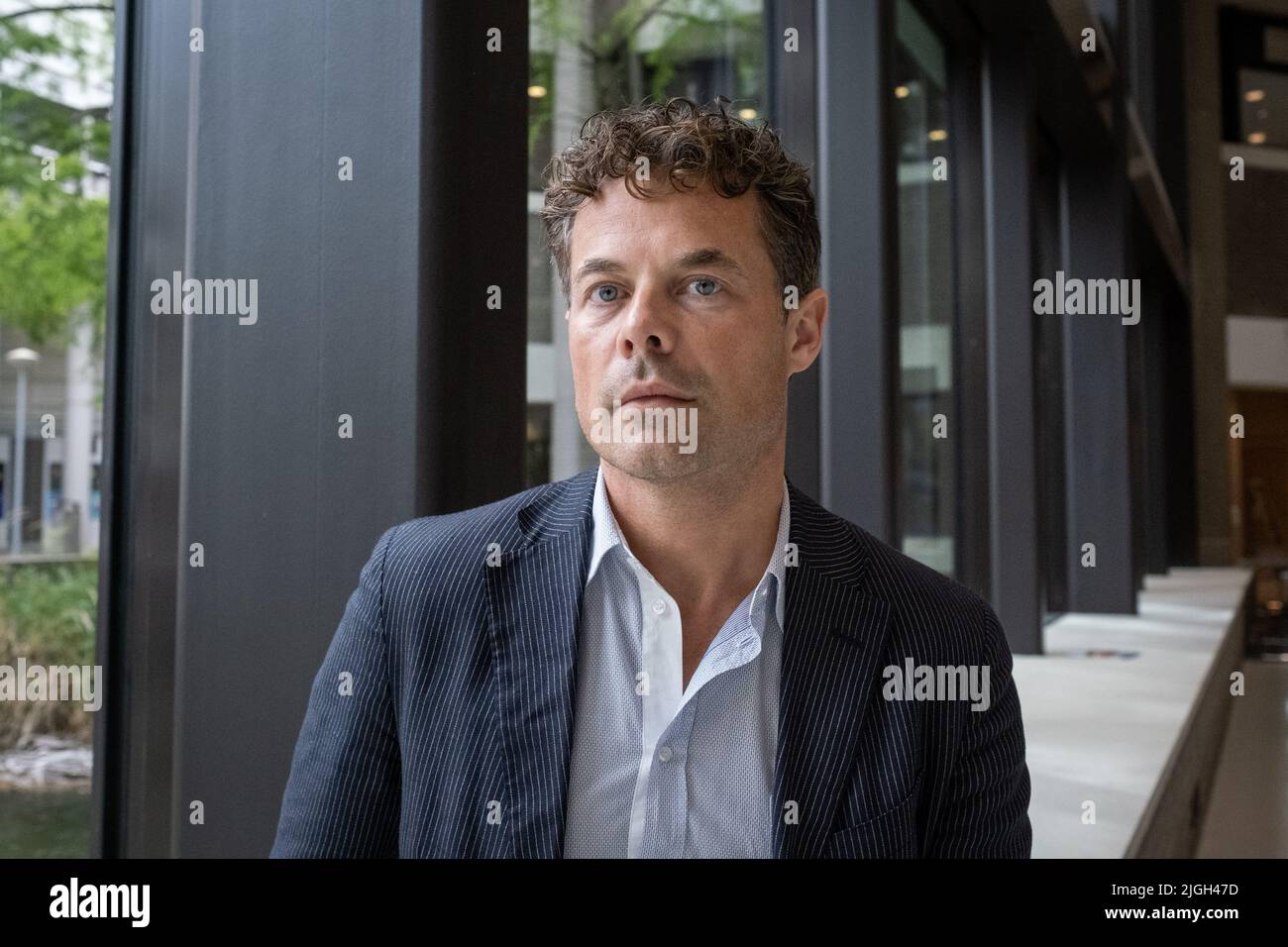 Netherlands, The Hague, 2022-07-08. Portrait of Jeroen van Wijngaarden ...