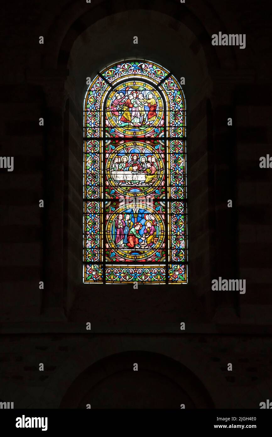 14th century medieval stained glass window hi-res stock photography and ...