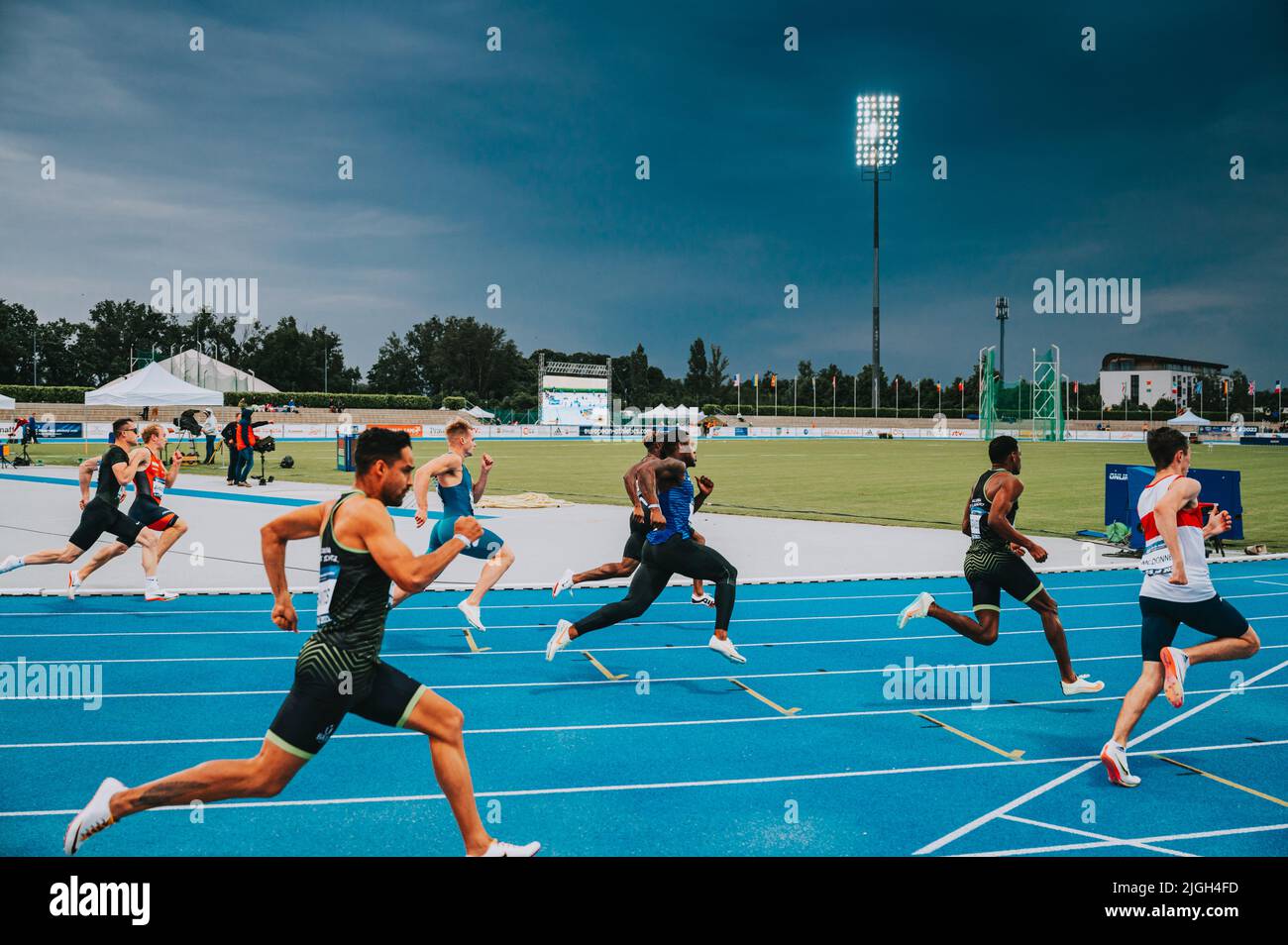 SAMORIN, SLOVAKIA, 9. JULY: Track and Field race, track and field ...
