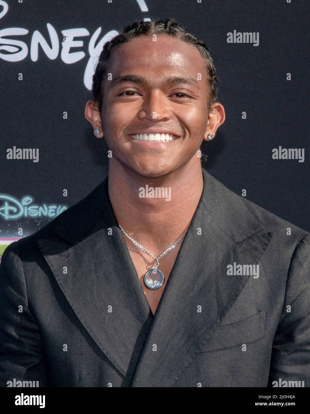 July 9, 2022, Santa Monica, California, USA: Noah Zulfikar attends ...
