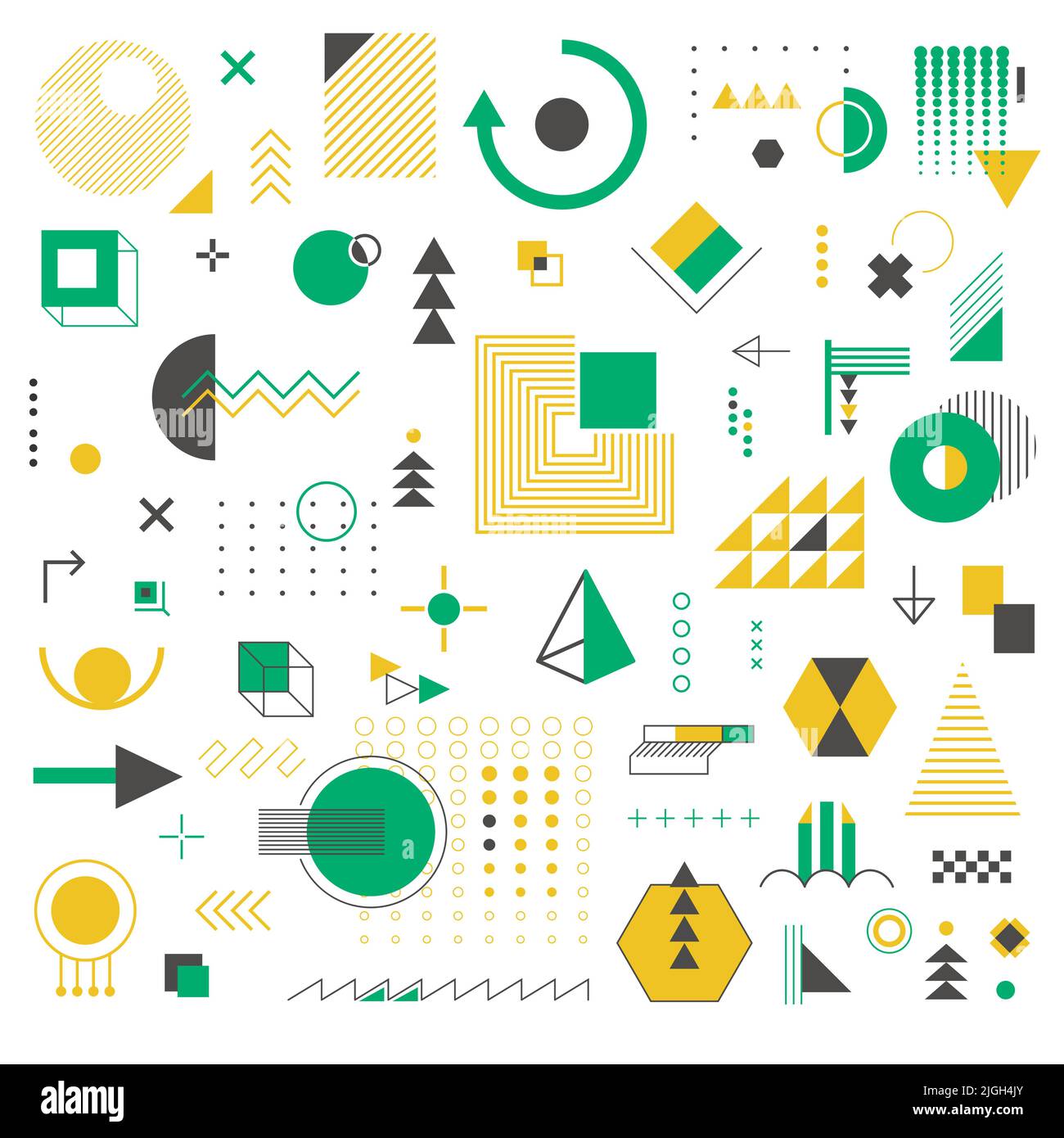 Abstract prints and patterns, geometric shapes Stock Vector Image & Art ...
