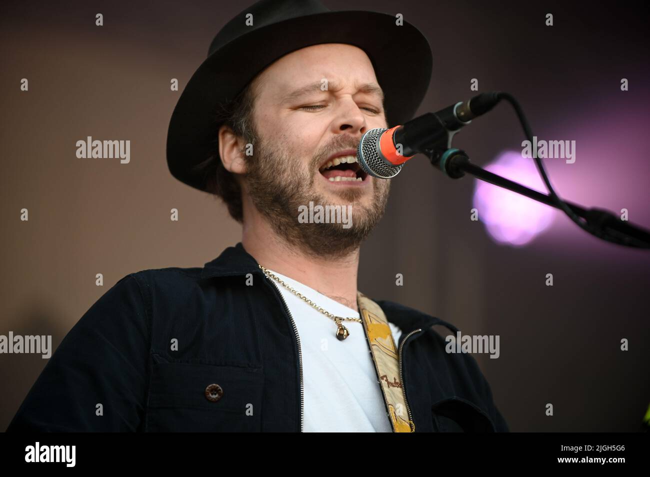 July 9, 2022, Doncaster, South Yorkshire, U.K: The Coral Performing at ...