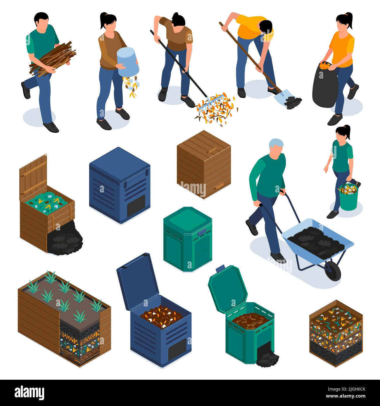 Soil microorganism 3d Stock Vector Images - Alamy