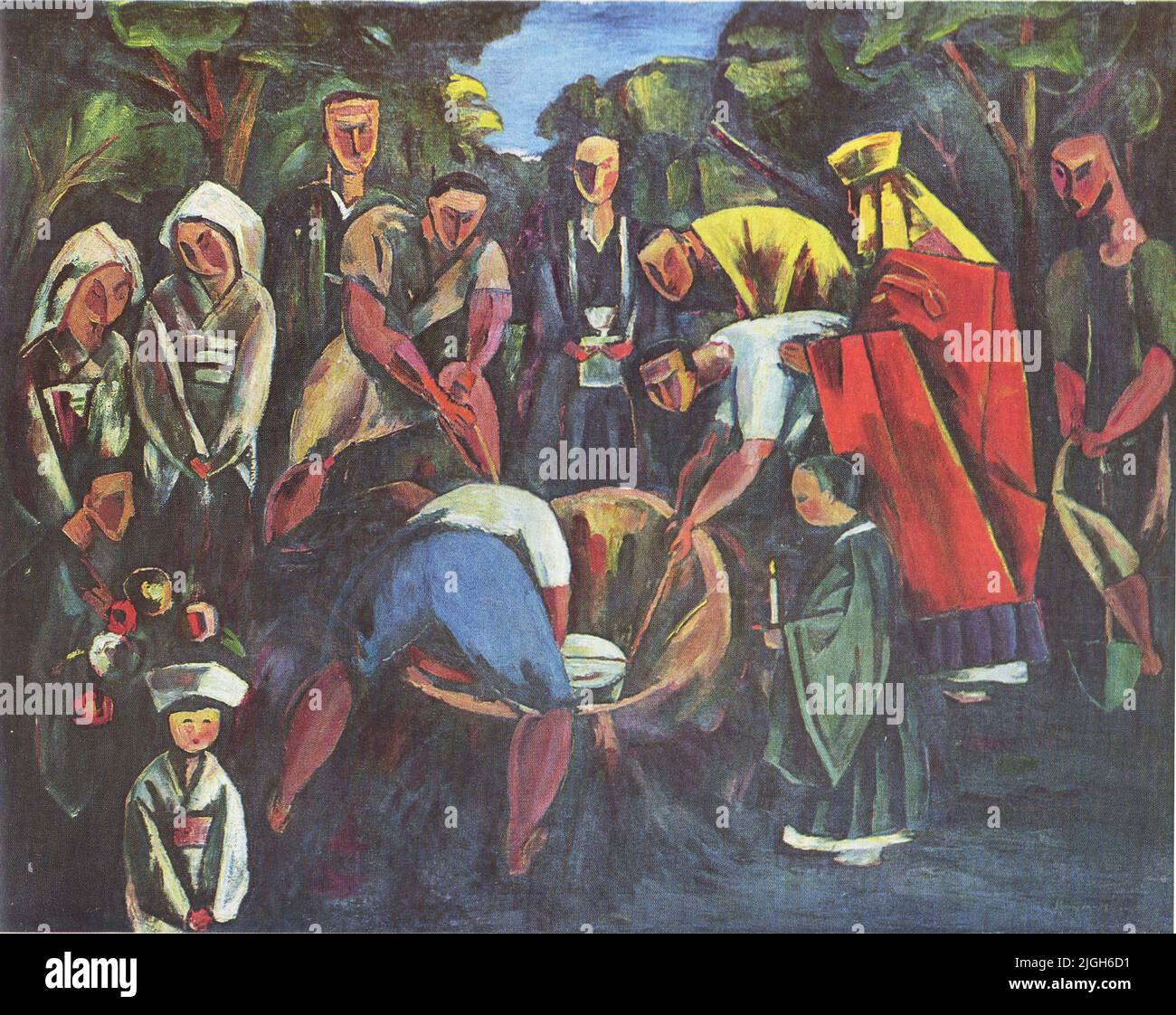 Koga Harue - Internment - 1922 Stock Photo - Alamy