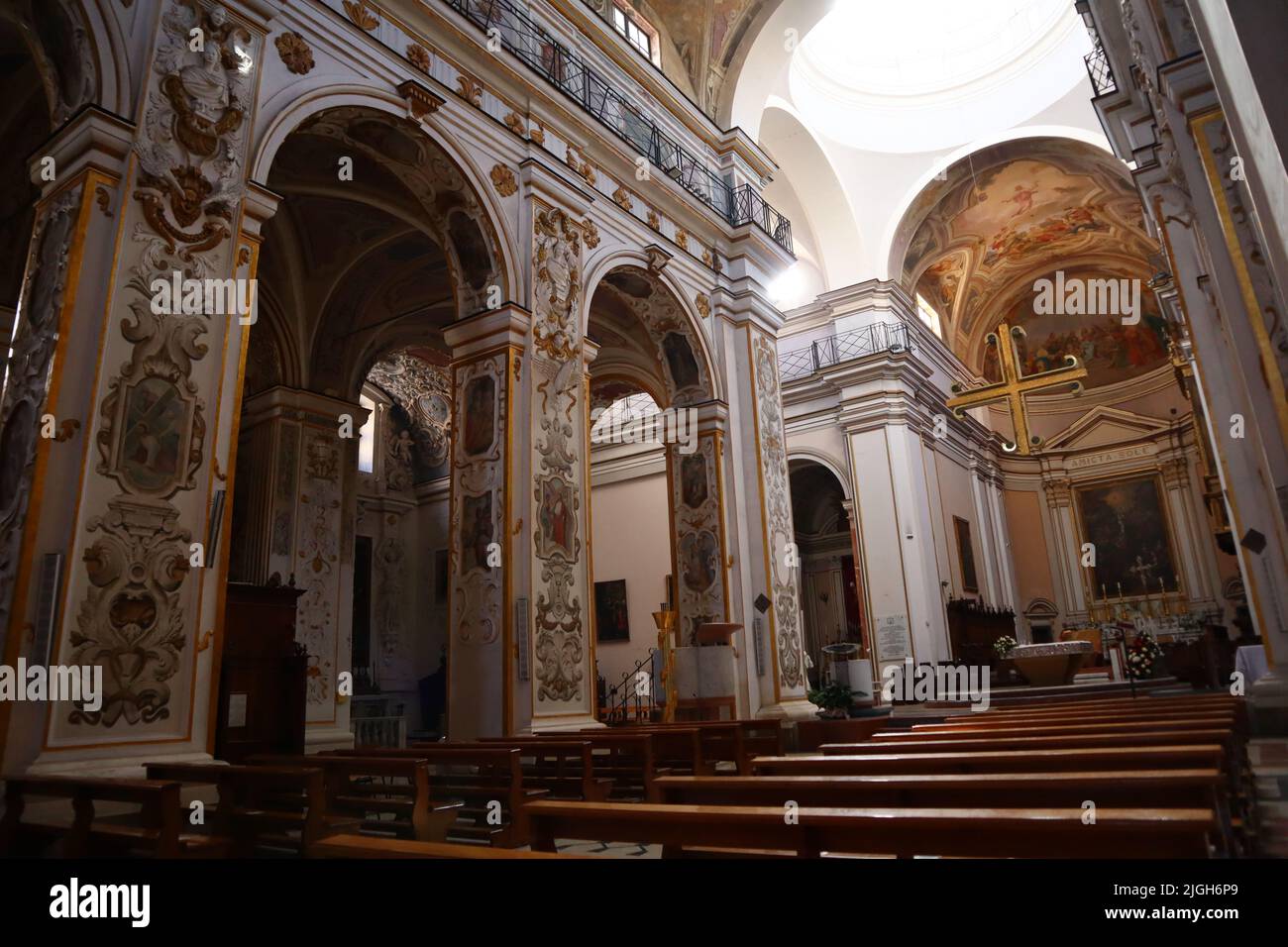 Caltanissetta, Sicily (Italy): Cathedral of Santa Maria La Nova Stock ...