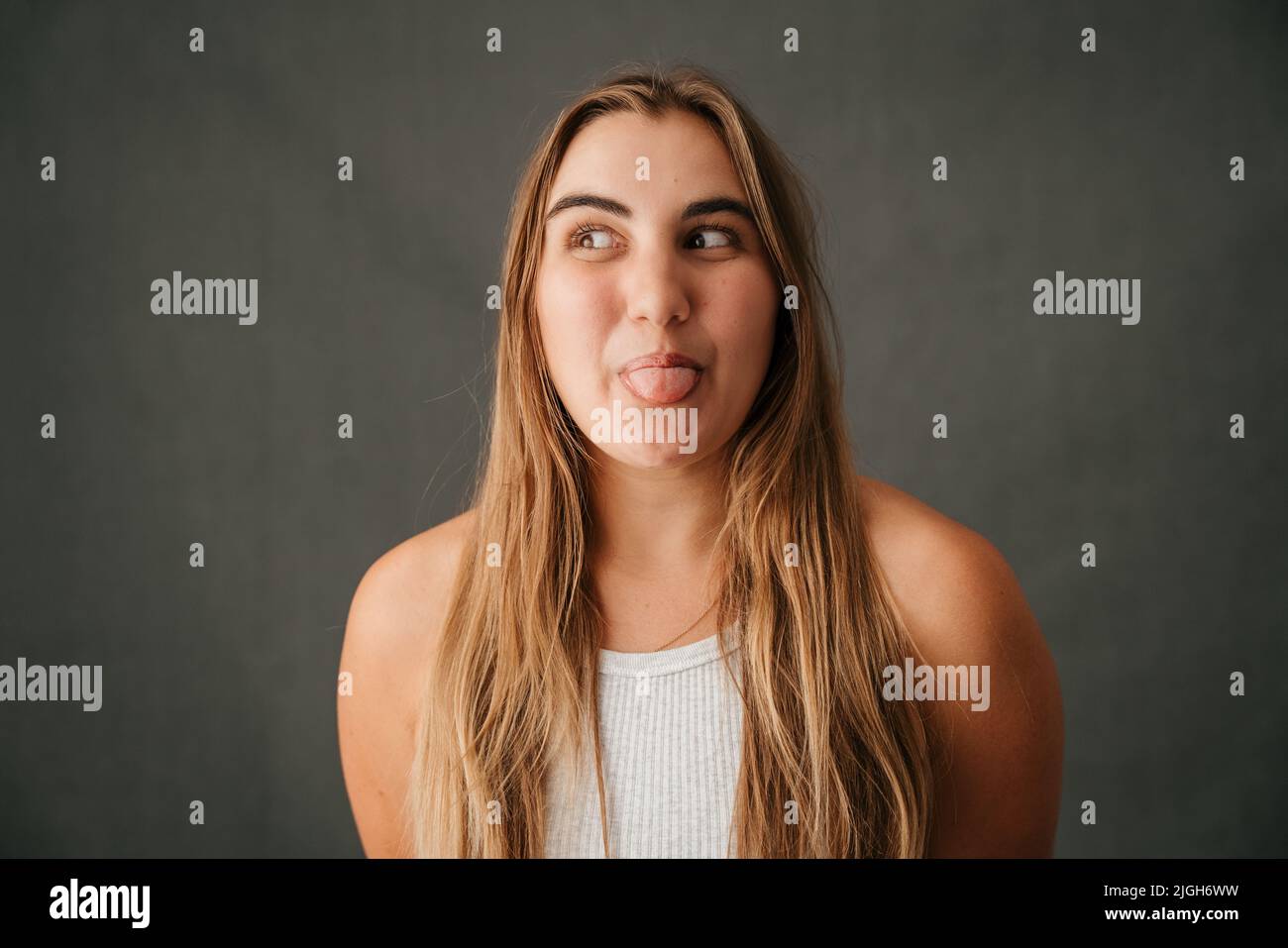Cheeky female hi-res stock photography and images - Alamy
