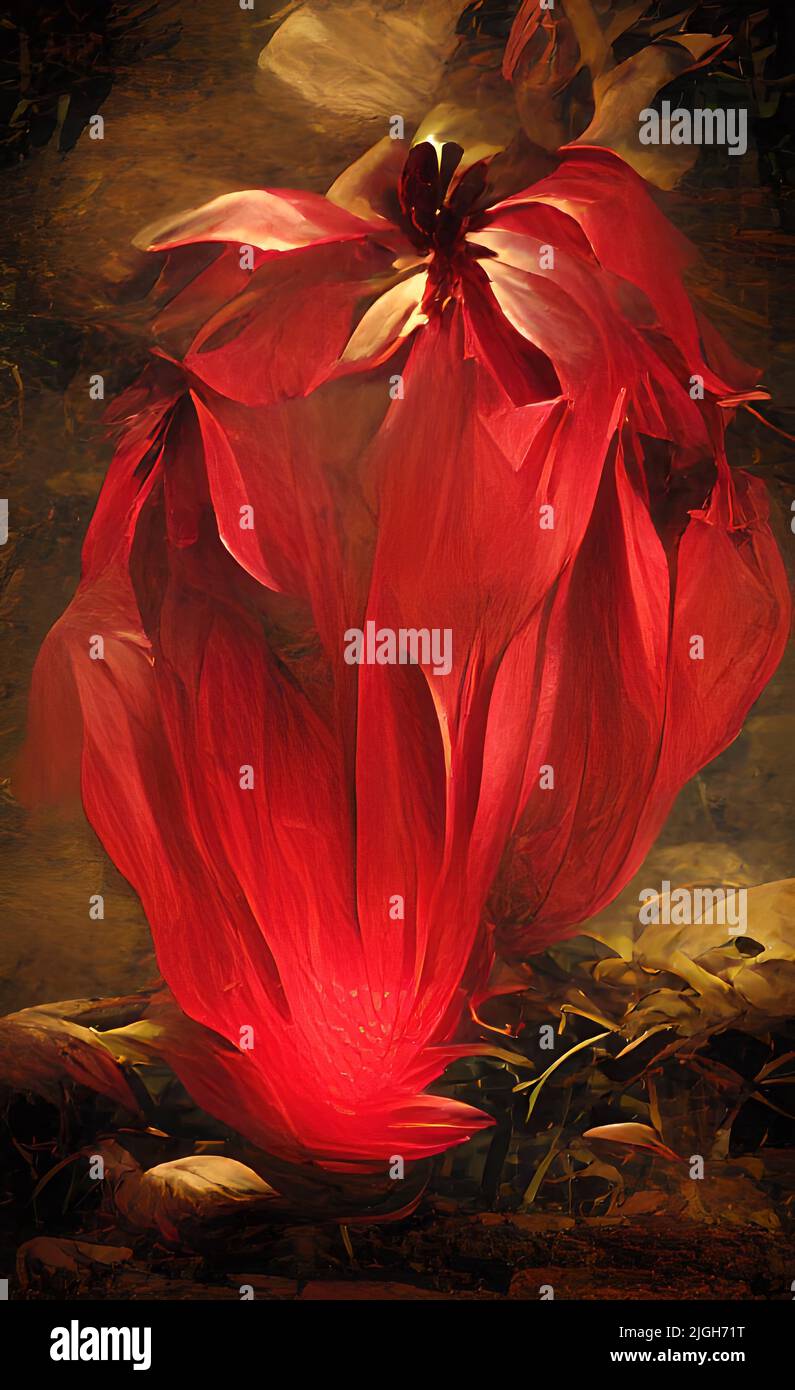 Flower oil painting hi-res stock photography and images - Alamy