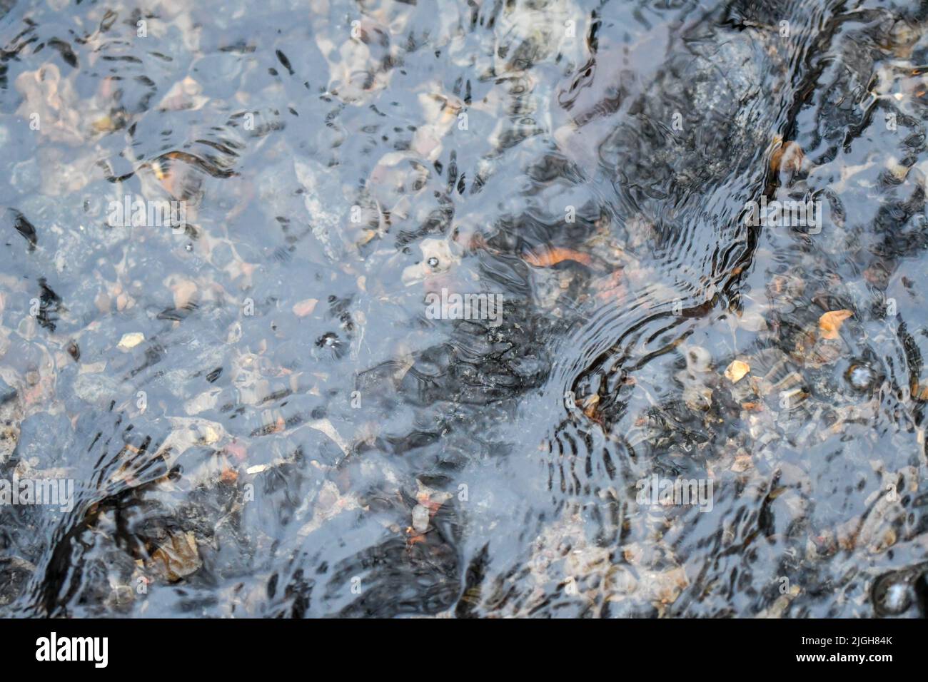Full frame photo of flowing water in a river, can be used as a ...