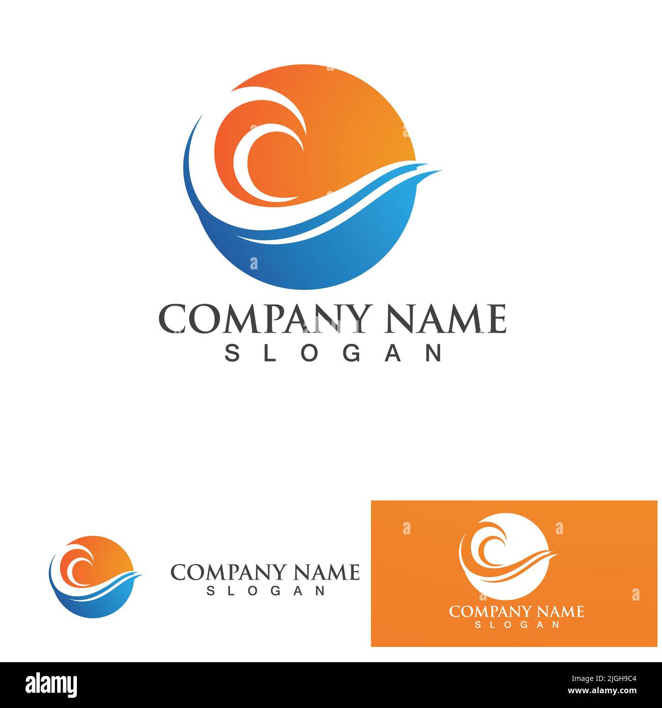 Water wave icon vector illustration design logo Stock Vector Image ...