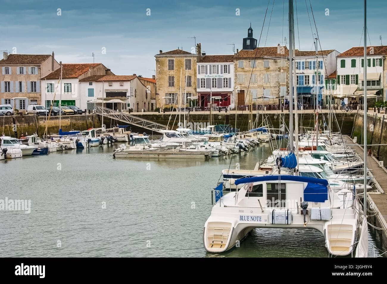 Port of La Flotte, Ile de Re, Nouvelle-Aquitaine, Frportance Stock Photo - Alamy