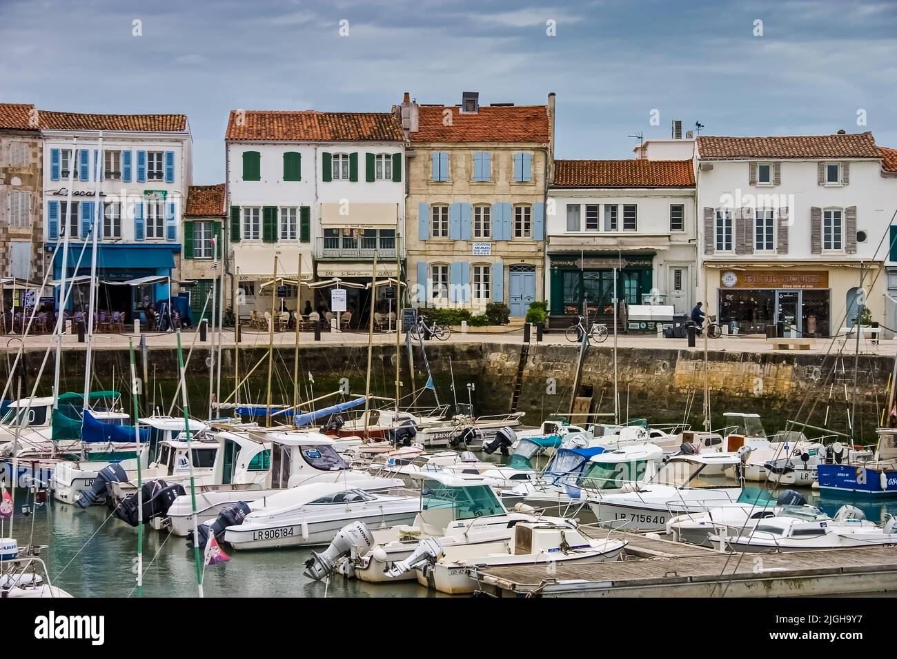 Port of La Flotte, Ile de Re, Nouvelle-Aquitaine, Frportance Stock Photo - Alamy