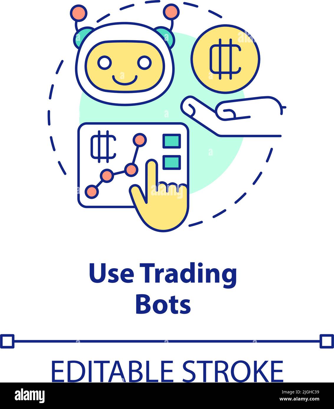 Trading line drawing Stock Vector Images - Alamy