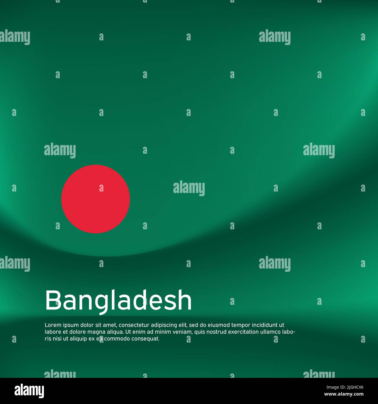 Bangladesh flag background. Blurred pattern in the colors of the ...