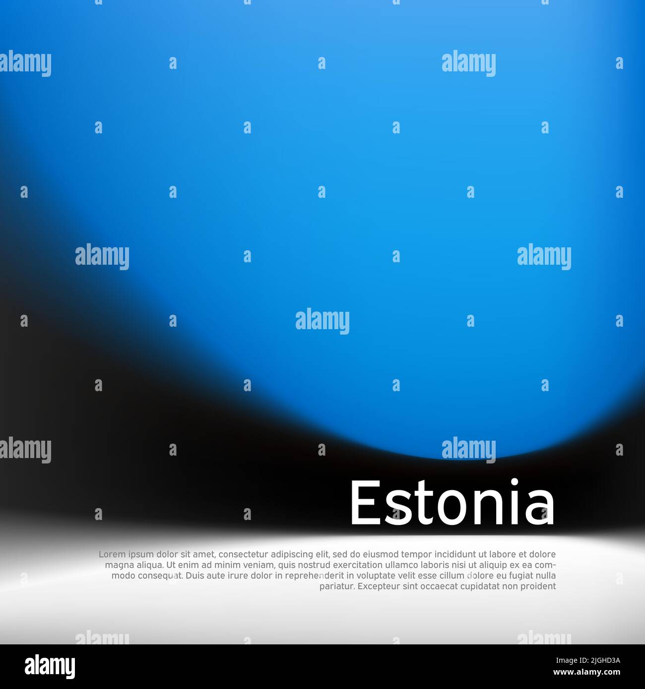 Eestonia flag background. Blurred pattern in the colors of the estonian ...
