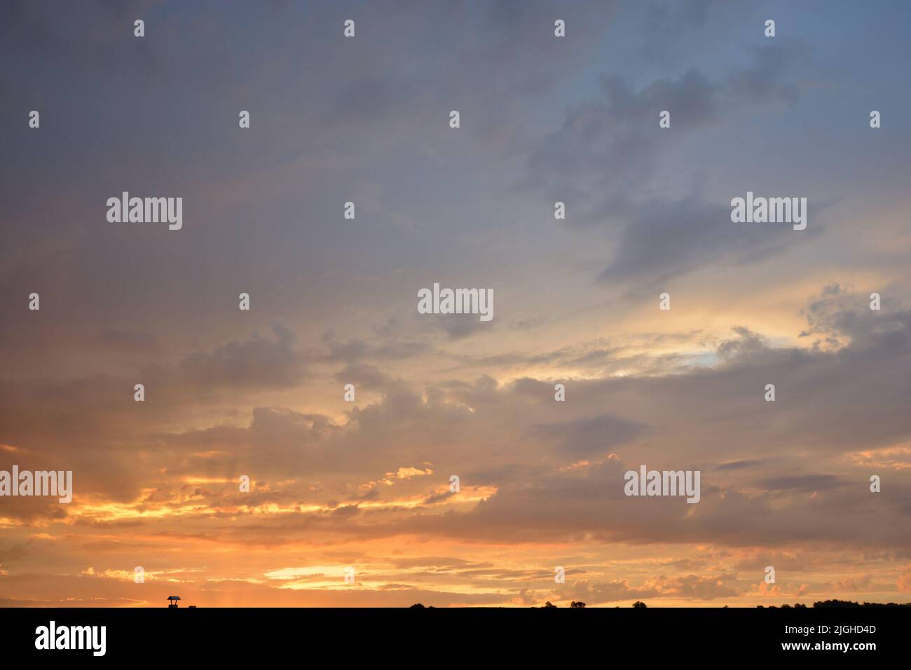 Colorful cloudy sky at sunset. Gradient color. Sky texture, abstract ...