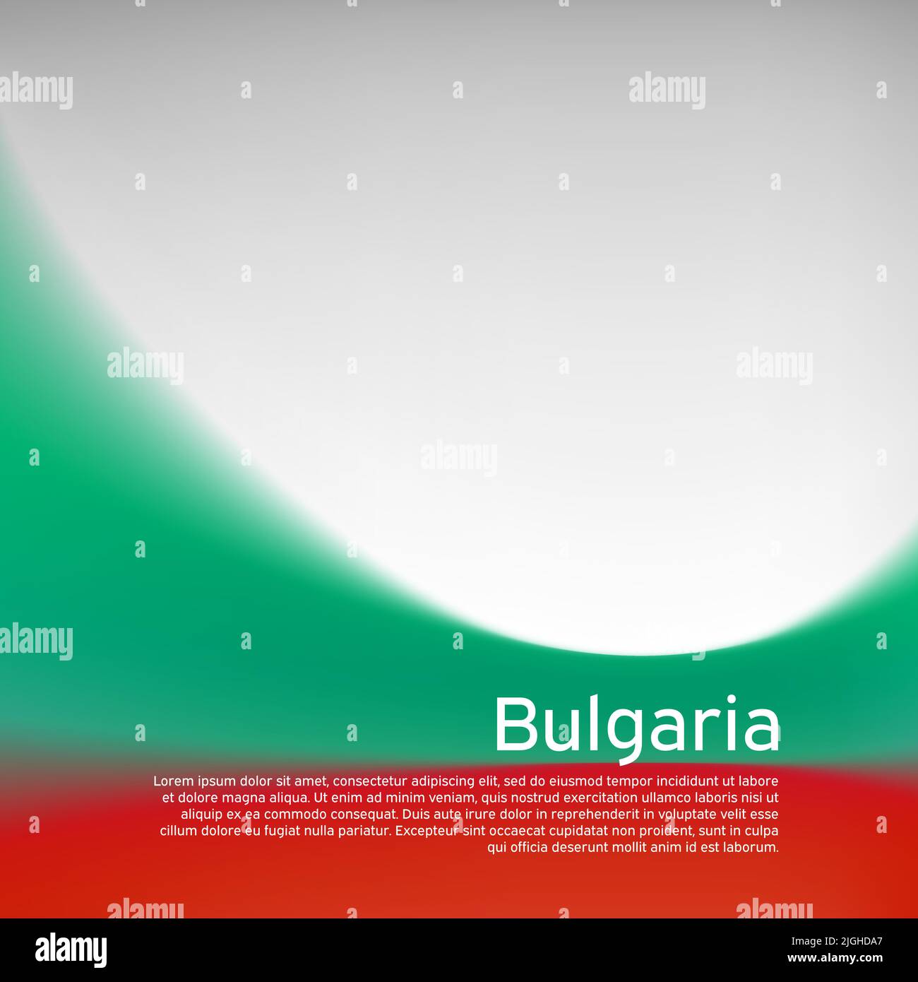 Bulgaria flag background. Blurred pattern in the colors of the ...