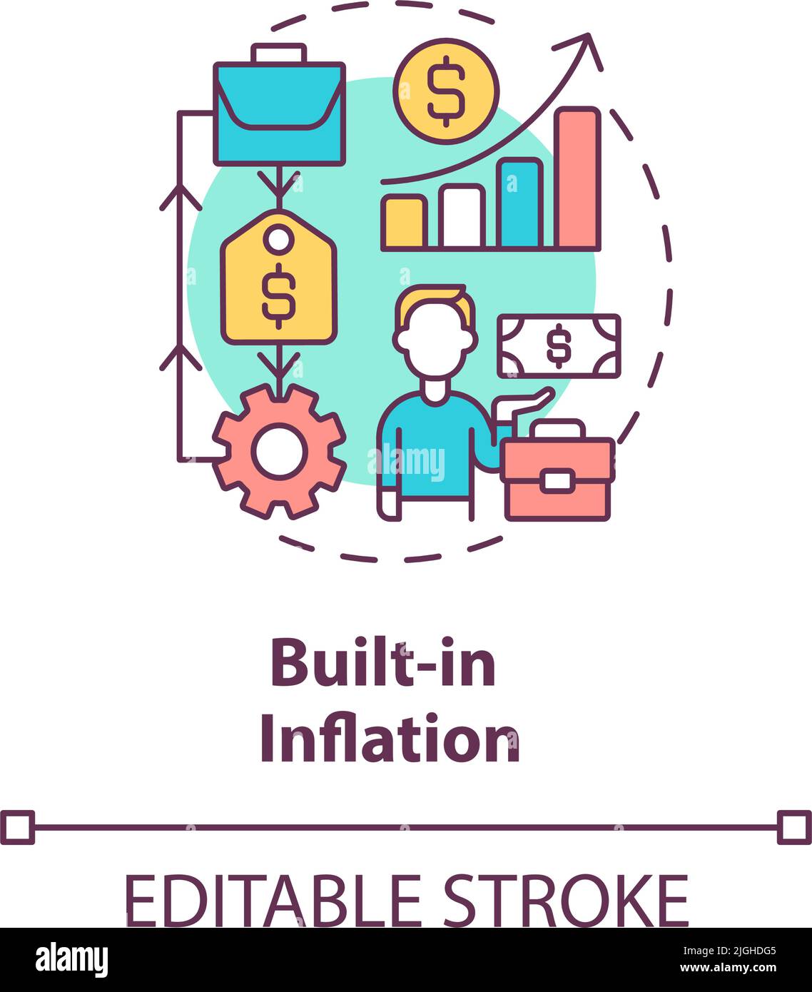 Inflation in economy increase Stock Vector Images - Alamy