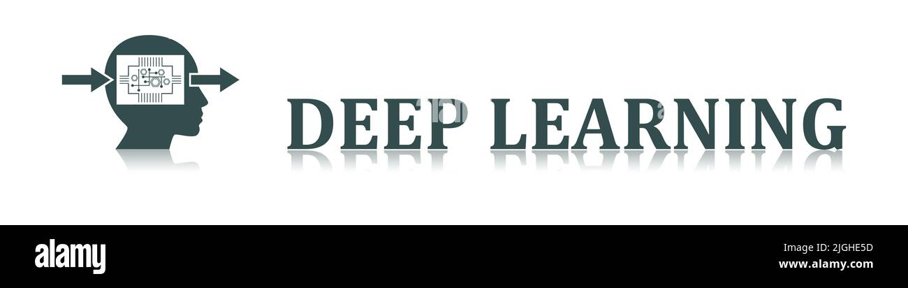 Illustration of a deep learning concept Stock Photo - Alamy