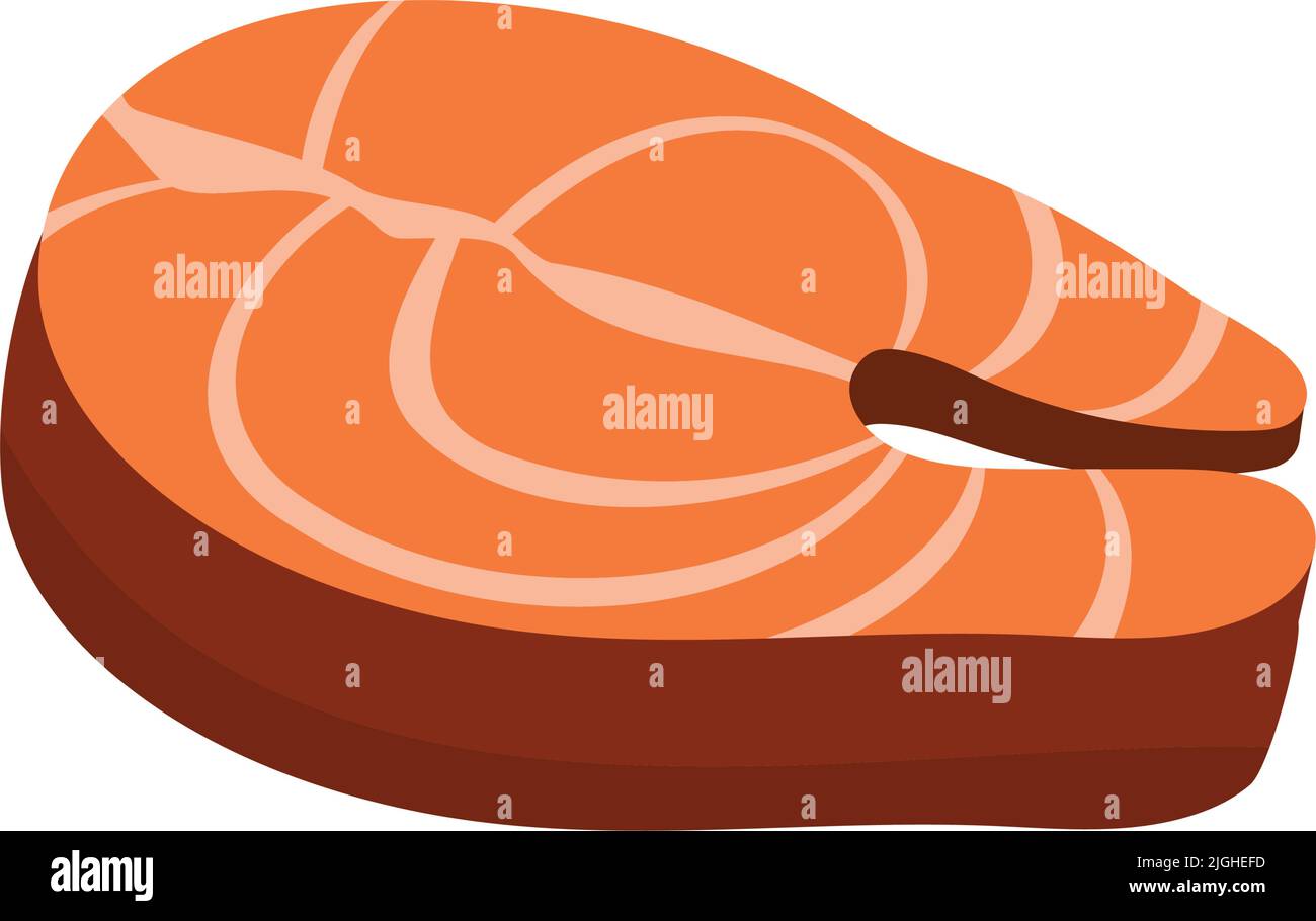 Salmon piece icon animation hi-res stock photography and images - Alamy