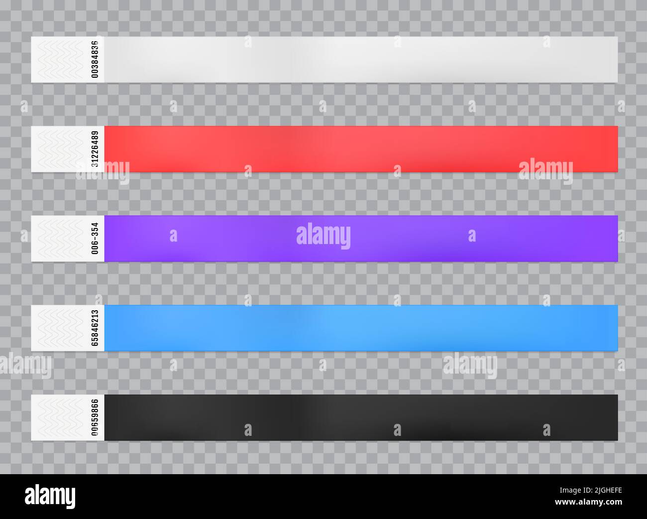 Hospital bracelets Stock Vector Images - Alamy