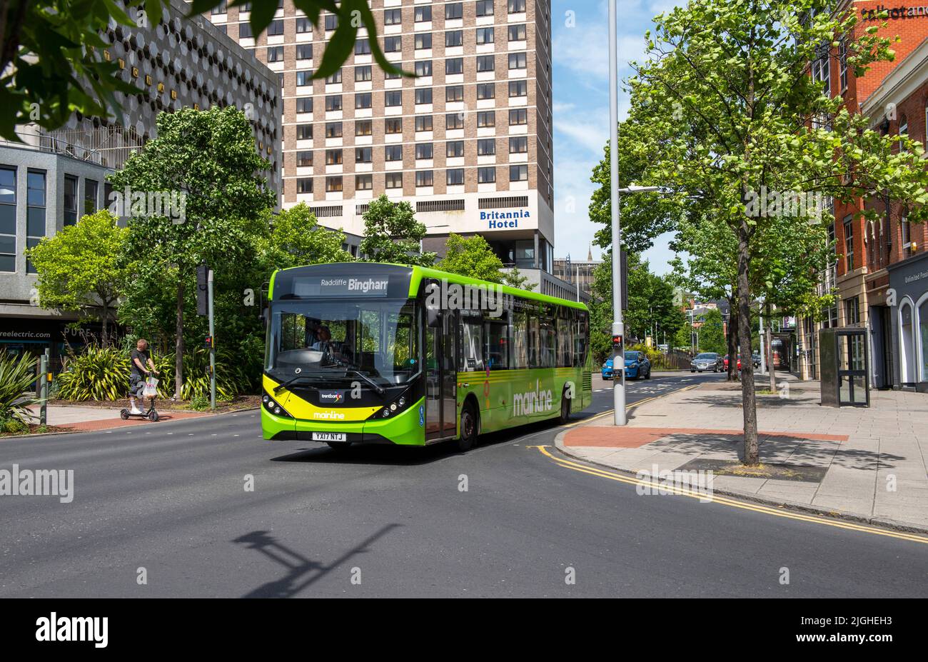 Nottingham city transport bus hi-res stock photography and images - Alamy